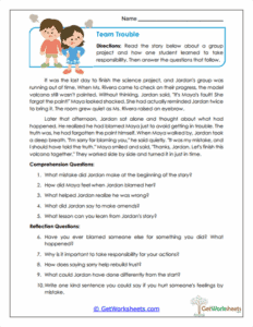 Apologizing and Making Amends Worksheets - GetWorksheets.com