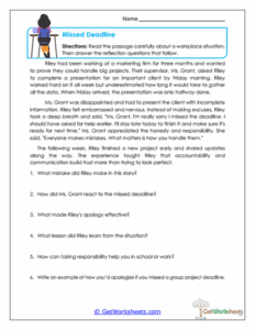 Apologizing and Making Amends Worksheets - GetWorksheets.com