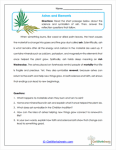 Ash Wednesday Worksheets - GetWorksheets.com