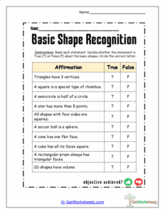 Shape Count Worksheet - Counting and Comparing Shapes
