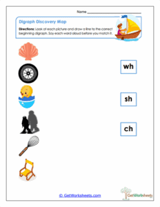 Beginning Digraphs Worksheets | Phonics Skills - GetWorksheets.com