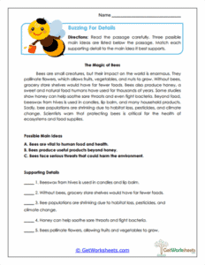 Central Ideas of Text Worksheets - GetWorksheets.com