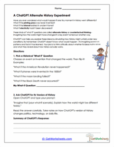 AI Reflection Journal Worksheet - Thinking Back on AI Learning