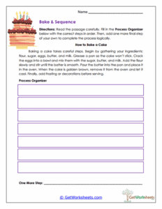 Chronological Order Worksheets - GetWorksheets.com