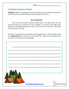 Chronological Order Worksheets - GetWorksheets.com