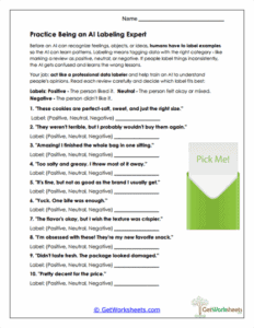 Data Labeling Game Worksheets - GetWorksheets.com