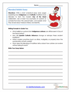 Day of the Dead Worksheets - GetWorksheets.com