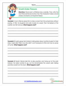Dealing with Peer Pressure Worksheets - GetWorksheets.com