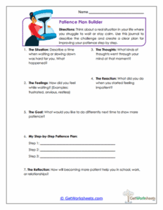 Developing Patience Worksheets - GetWorksheets.com