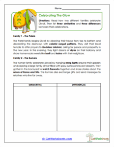 Diwali Worksheets - GetWorksheets.com