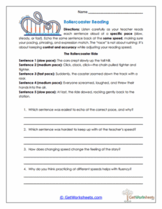 Echo Reading Worksheets - GetWorksheets.com