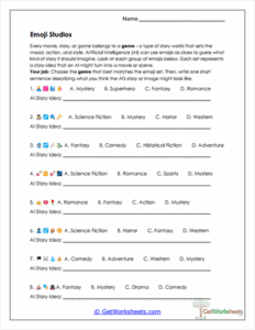 Emoji Layered Meaning Worksheet - Building Meaning Step by Step