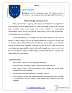 Europe Worksheets | European Continent - GetWorksheets.com