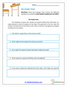 Explicit vs. Implied Details Worksheets - GetWorksheets.com