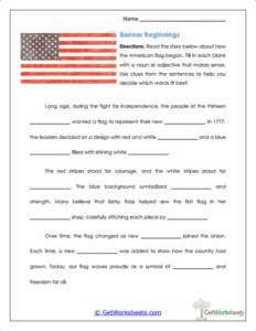 Flag Day Worksheets | June 14th - GetWorksheets.com