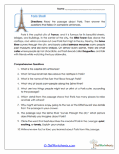 France Worksheets - GetWorksheets.com