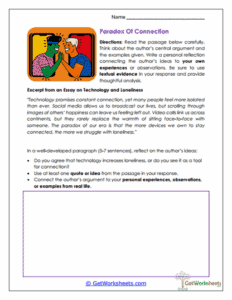 Grade 11 Reading Comprehension Worksheets - GetWorksheets.com