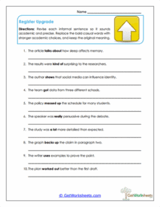 Grade 11 Vocabulary Worksheets - GetWorksheets.com