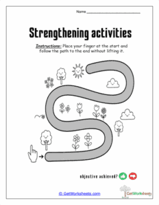 Hand and Finger Strengthening Activities Worksheets - GetWorksheets.com