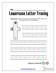 t Make the Magic Marks Worksheet - Lowercase Handwriting