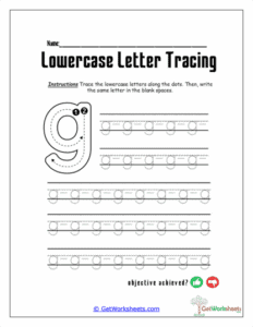 g Sketch the Letter Worksheet - Lowercase Handwriting Practice