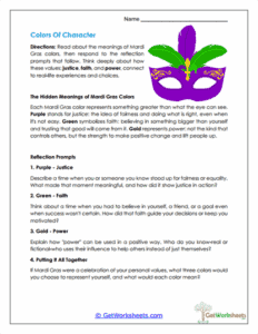 Mardi Gras Worksheets - GetWorksheets.com