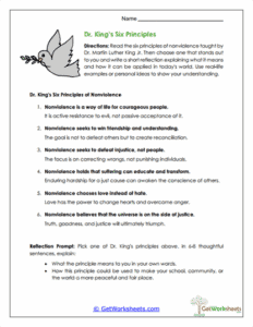 Martin Luther King Jr. Day Worksheets - GetWorksheets.com