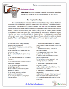Multiple Choice Reading Passages Worksheets - GetWorksheets.com