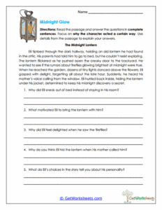 Open-Ended Questions Reading Passages Worksheets - GetWorksheets.com