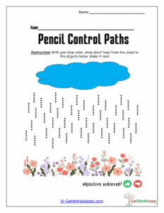 Pencil Control Paths Worksheets - GetWorksheets.com