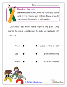 Preschool Reading Comprehension Worksheets - GetWorksheets.com