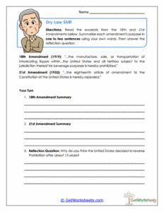 Prohibition Era Worksheets - GetWorksheets.com
