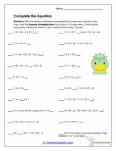 Free Multiplication Properties Worksheets | Printable PDF (Grades 3-6)