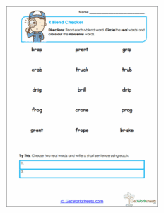 R-Blends Worksheets | Phonics Collection