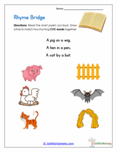 Rhyming Poems for Kids Worksheets - GetWorksheets.com