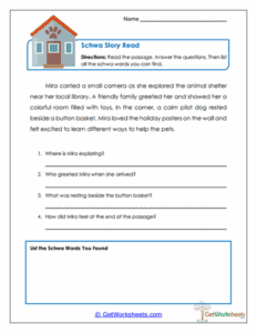 Schwa Sound Worksheets - GetWorksheets.com