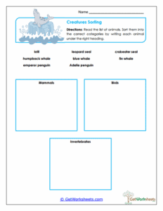 Southern Ocean Worksheets - Antarctica, Currents & Features