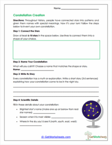 Stars and Constellations Worksheets - GetWorksheets.com