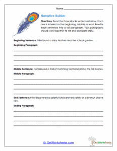 Story Structure (Beginning, Middle, End) Worksheets