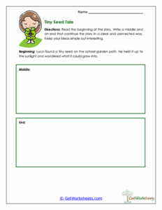 Story Structure (Beginning, Middle, End) Worksheets
