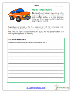 Story Structure (Beginning, Middle, End) Worksheets