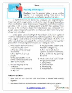 Teamwork and Cooperation Worksheets - GetWorksheets.com