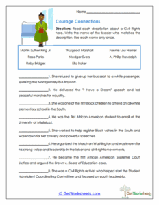 Civil Rights Movement Worksheets - GetWorksheets.com