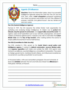 The Cold War Worksheets - GetWorksheets.com