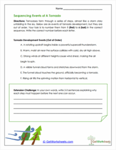 Tornadoes Worksheets - GetWorksheets.com