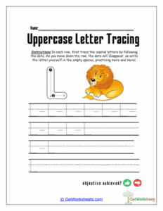 Learn the Lovely L Worksheet - Uppercase Letter Practice