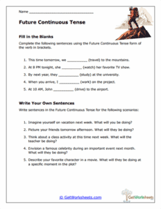 Verb Tense Review Worksheets - GetWorksheets.com