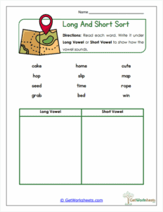 Vowel Patterns Worksheets | Phonics Collection - GetWorksheets.com