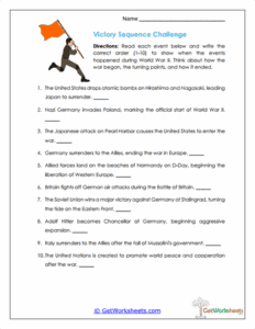 World War II Worksheets - GetWorksheets.com